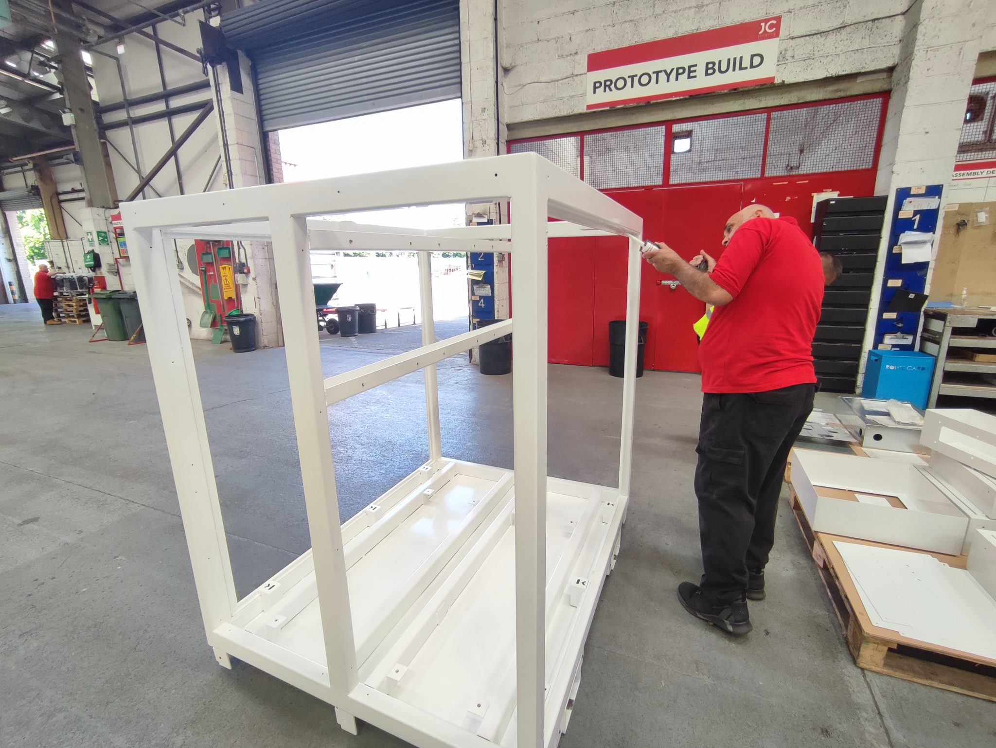 Bespoke Metal Battery Storage Enclosure Fabrication